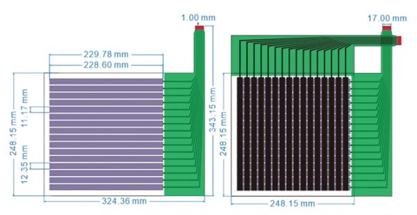 matrix force sensing resistor 16X16